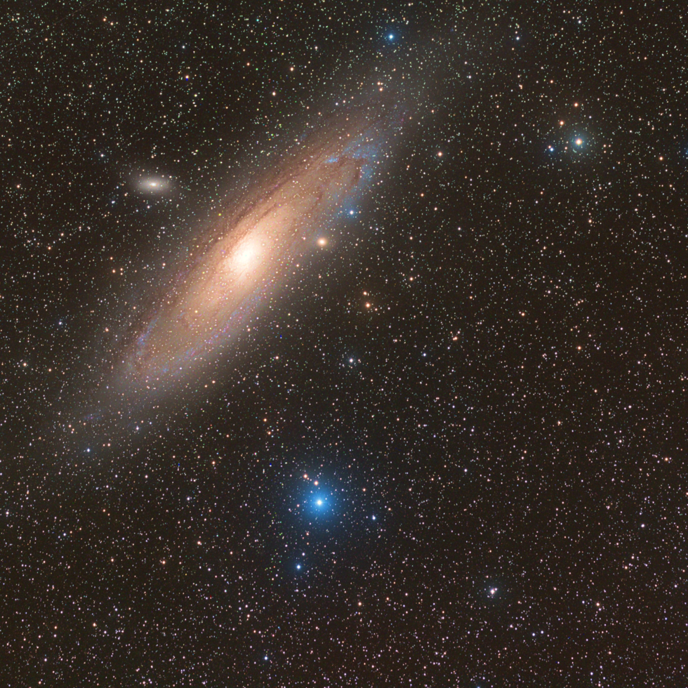Closing In On The Andromeda Galaxy Telescope Live